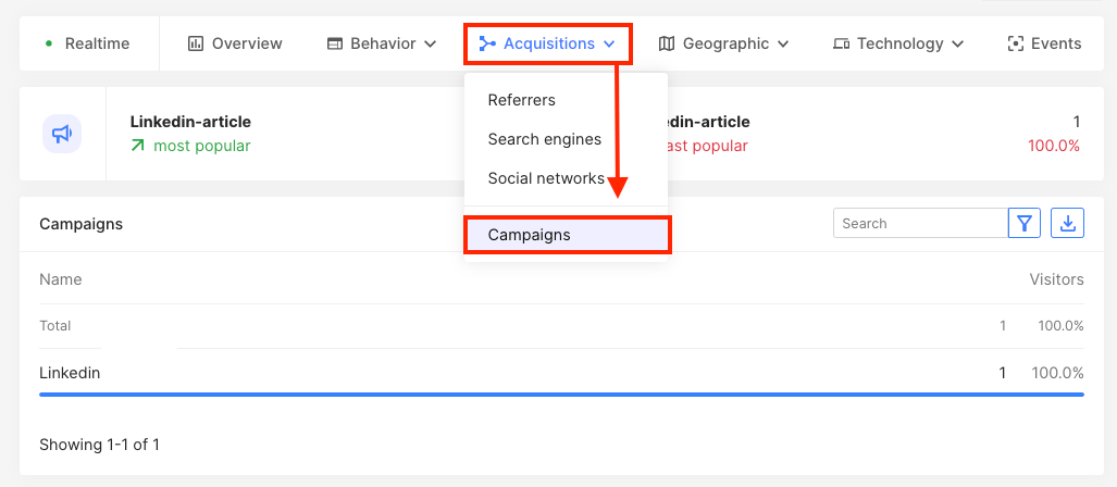 How to track Campaigns - Analyzati